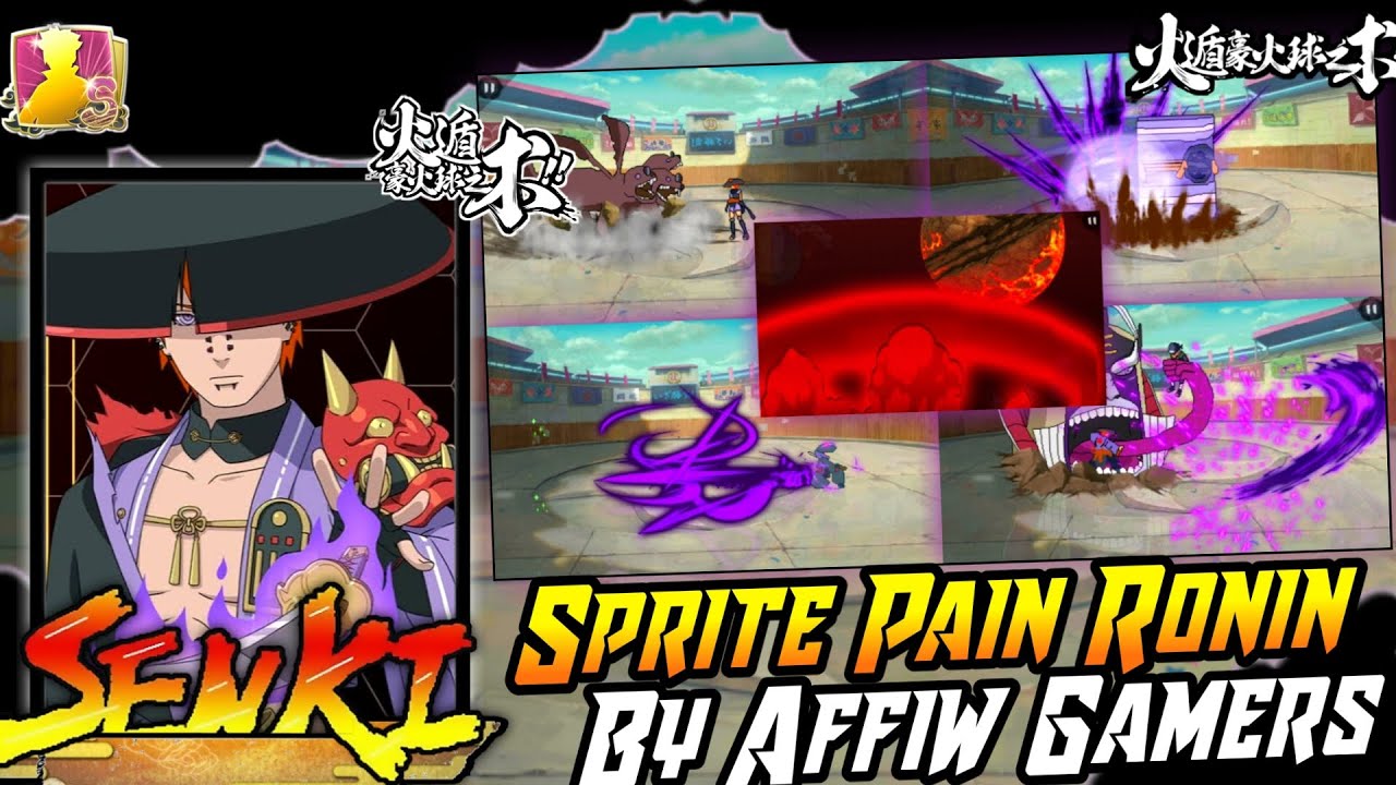 火影战记 | Naruto Senki | Sprite Pain Ronin | By @zetsubiwa |🔸Sprite HD |🔸 ...