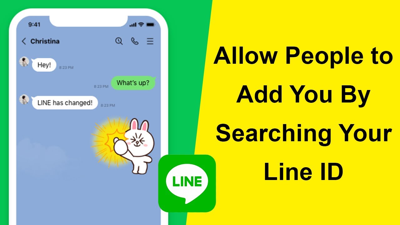 How to Allow People to Add You By Searching Your Line ID in Line App ...