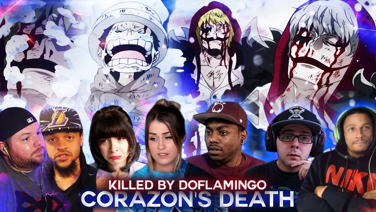 Corazon's Death ! Doflamingo Kill Corazon ! Reaction Mashup - YouTube
