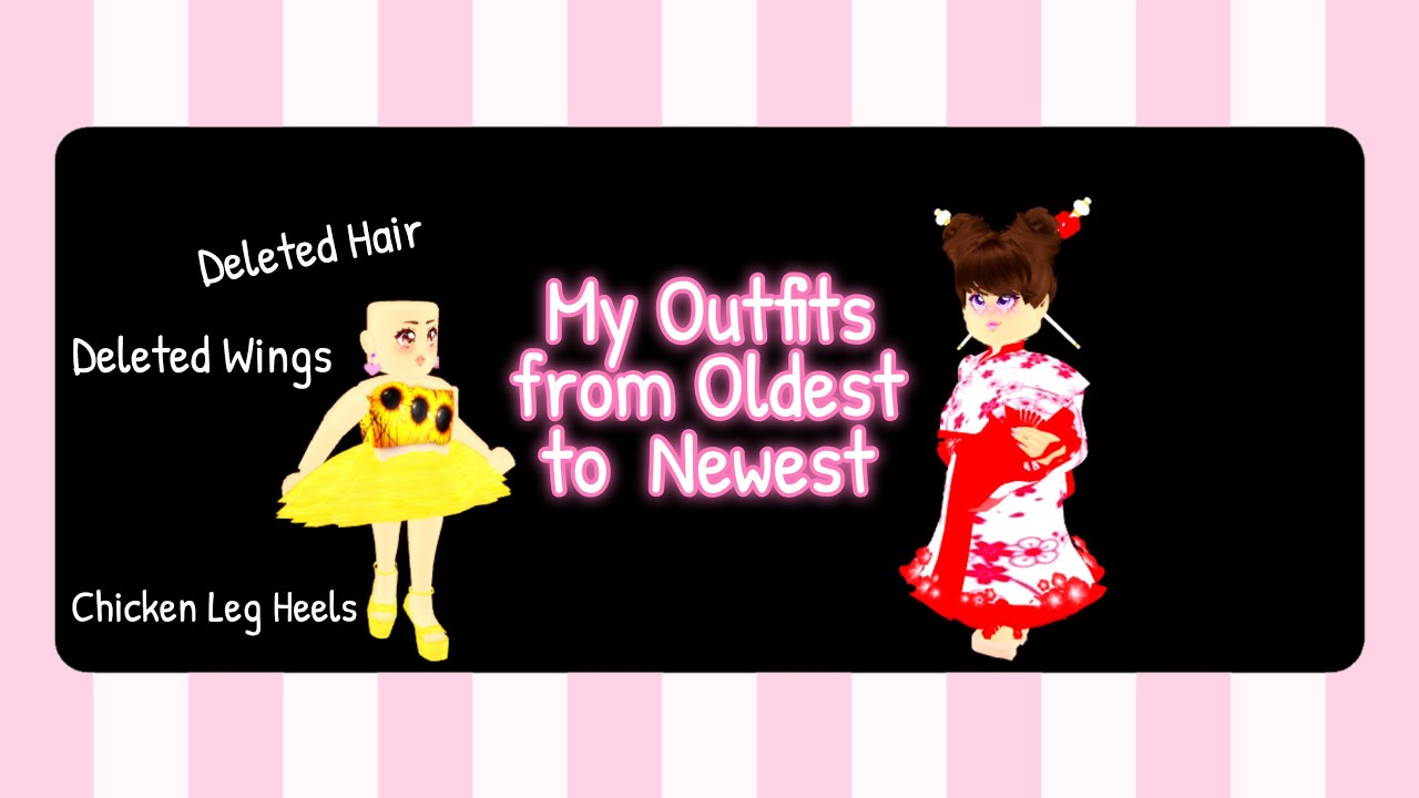 Looking at My Royale High Outfits from Oldest to Newest - YouTube