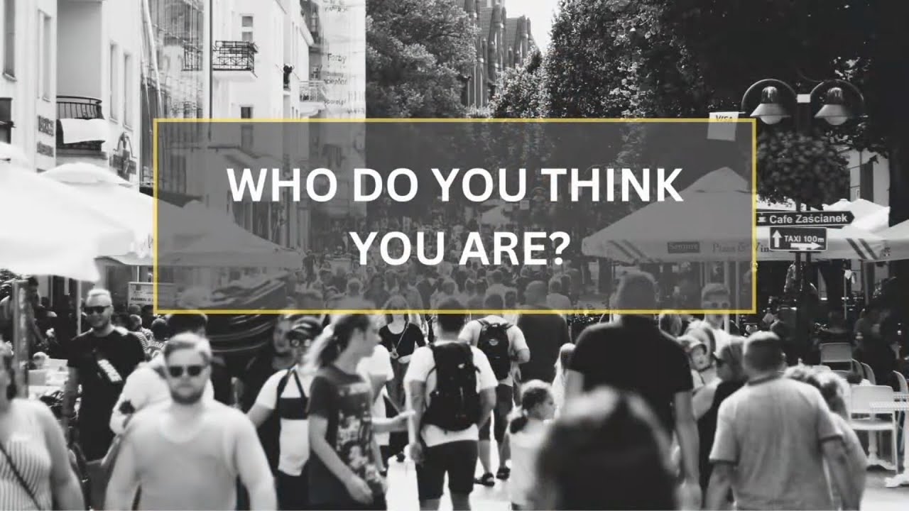 Who Do You Think You Are? Pastor Jim Sink - YouTube