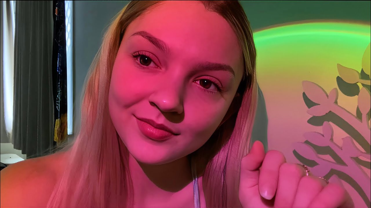 ASMR style guided sleep meditation (plucking, finger flutters, personal ...