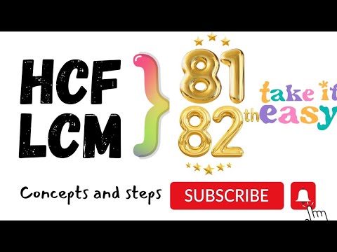 LCM of 81 and 82 by prime factorization method In Urdu and Hindi | HCF ...