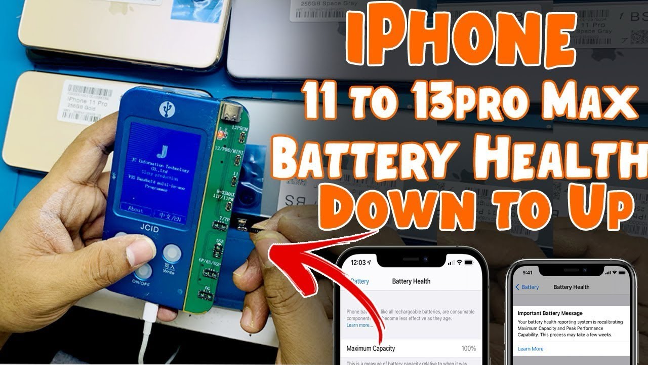 iphone 13 pro max battery health boost How to Use JCID Programmer ...