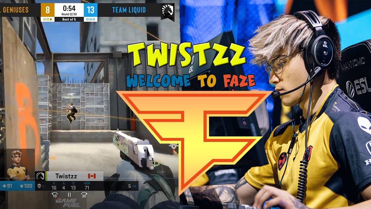 WELCOME TO FAZE! BEST OF TWISTZZ (Highlights) CS:GO - YouTube