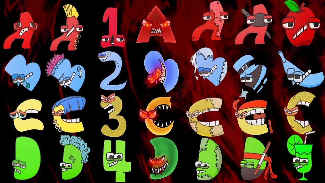 Alphabet Lore Special Version - Number Lore (0-9), Shapes Lore ...