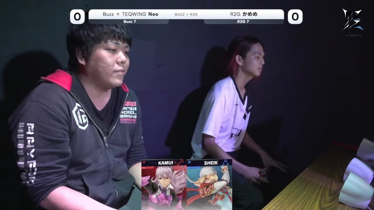 BUZZ e sports × RayRoadGaming チーム対抗戦 [大将戦]Neo（カムイ） VS かめめ（シーク・ソラ）【スマブラSP】 - YouTube