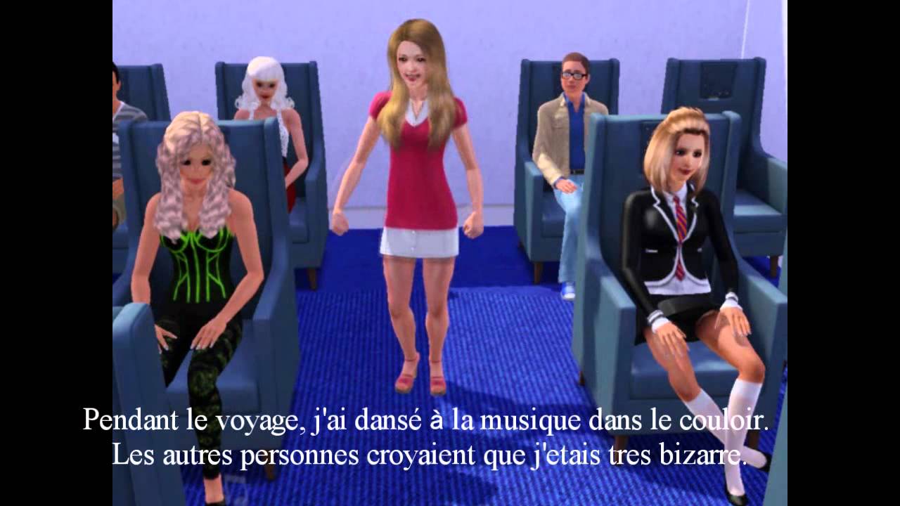 French Project - A Plane Trip in the Sims 3 - YouTube