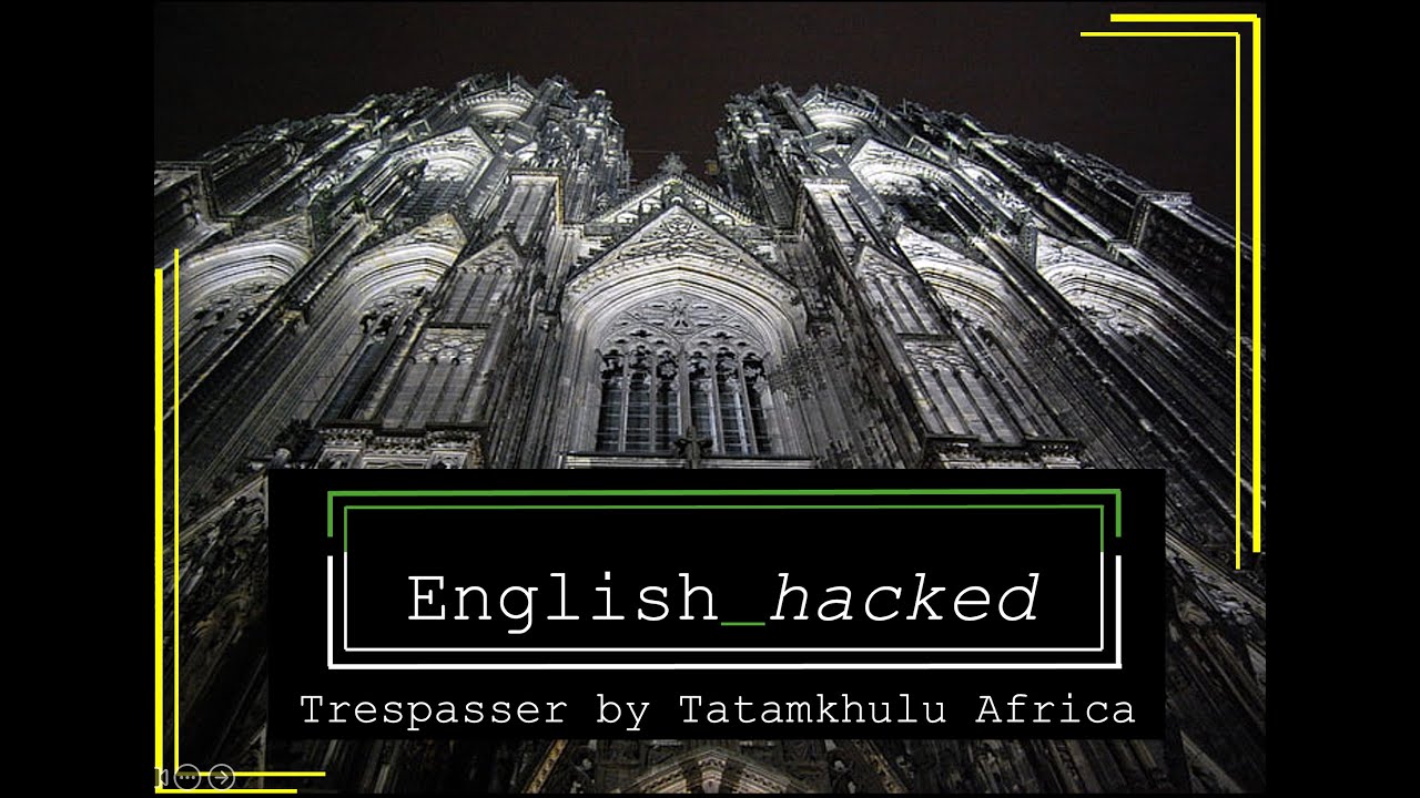 Trespasser by Tatamkhulu Africa _hacked (IEB poetry analysis 2026 ...