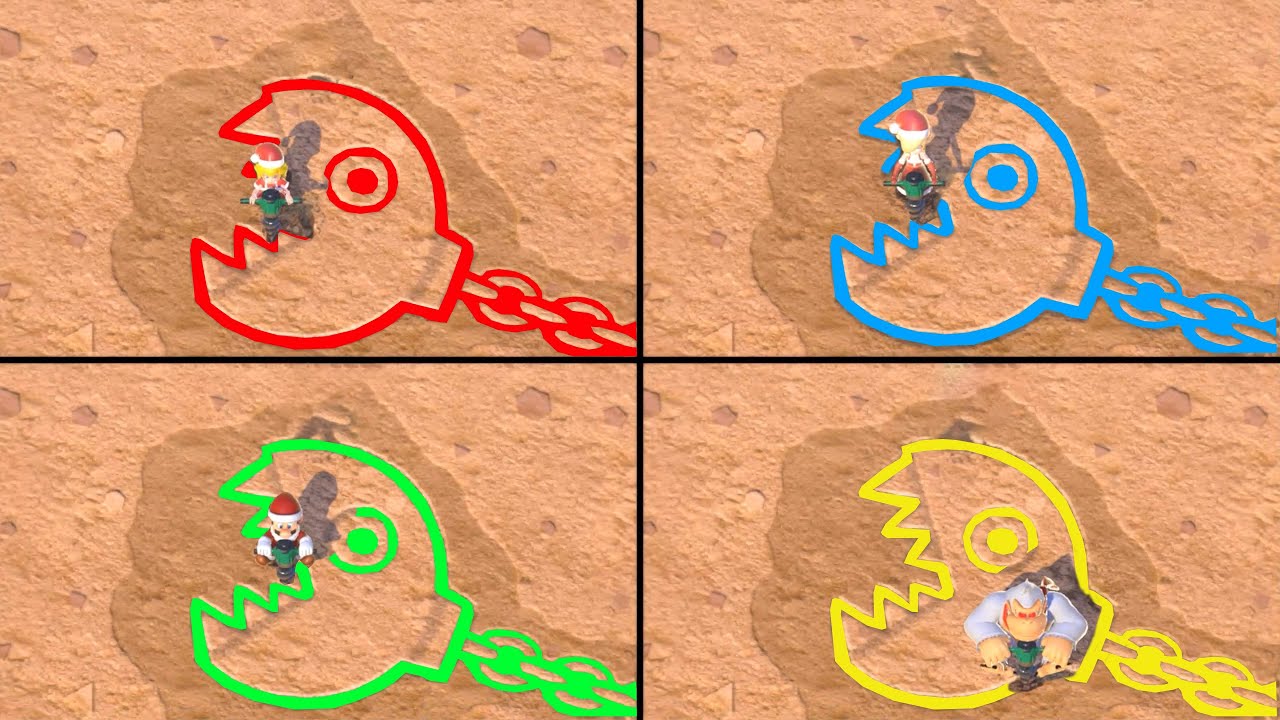 Mario Party Superstars Minigames - Peach Vs Rosalina Vs Mario Vs Yeti ...