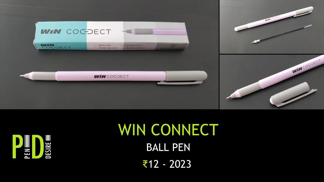 Win Connect Ball Pen an INR 10 Pen - 602 - YouTube