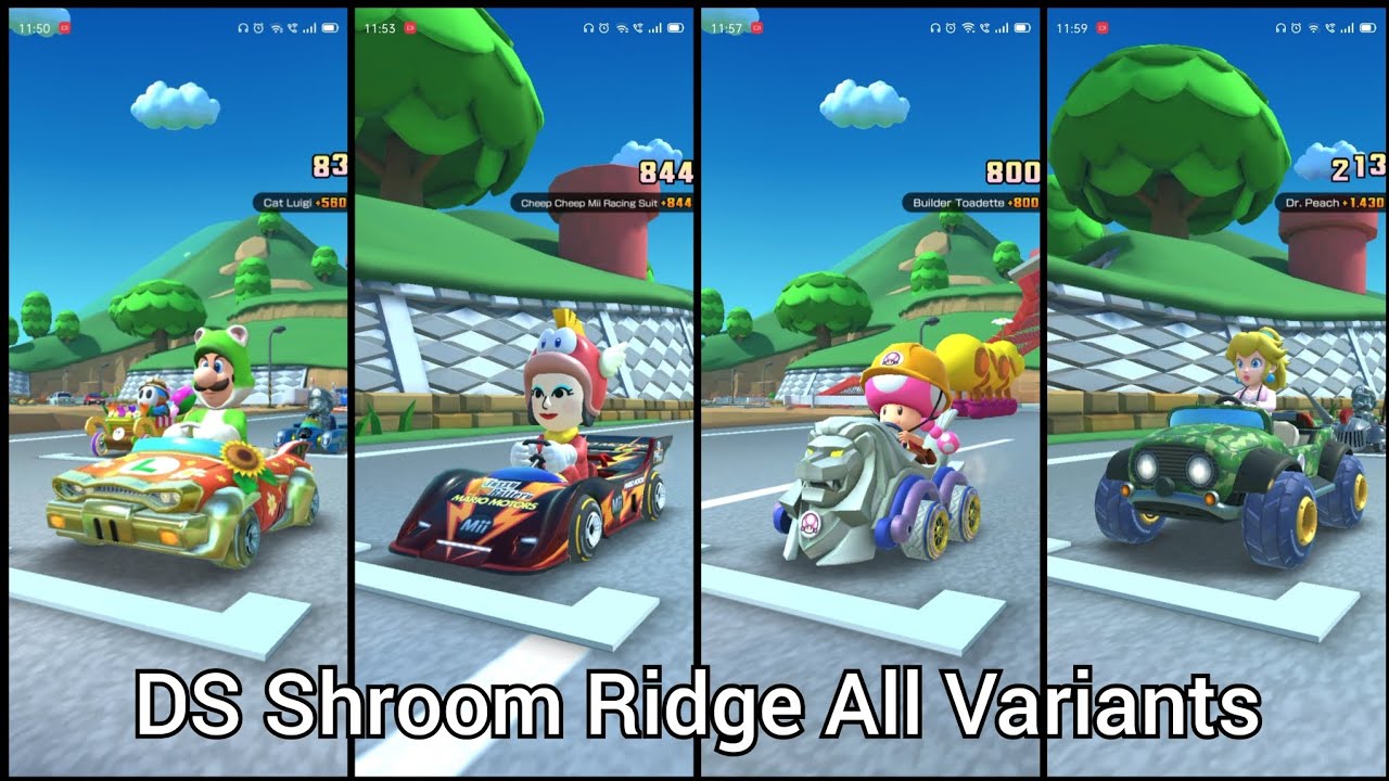 DS Shroom Ridge All Variants - YouTube
