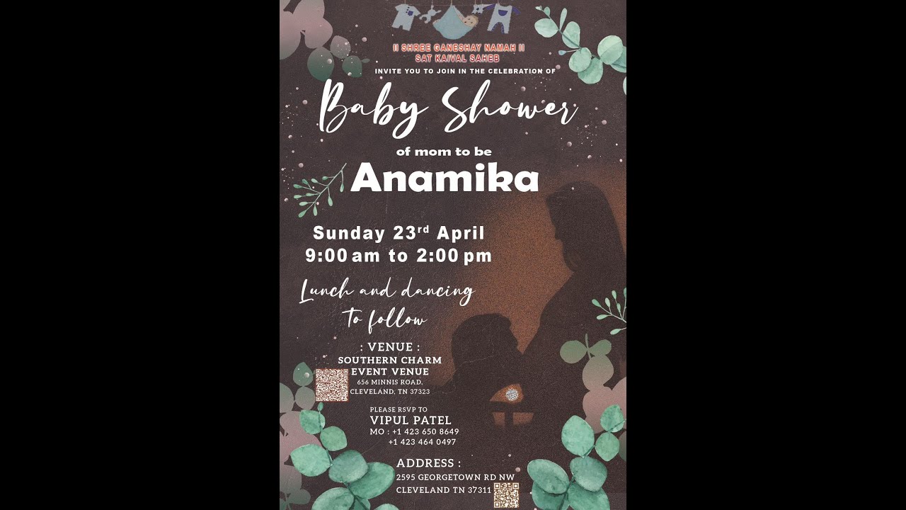 BABY SHOWER - ANAMIKA - YouTube