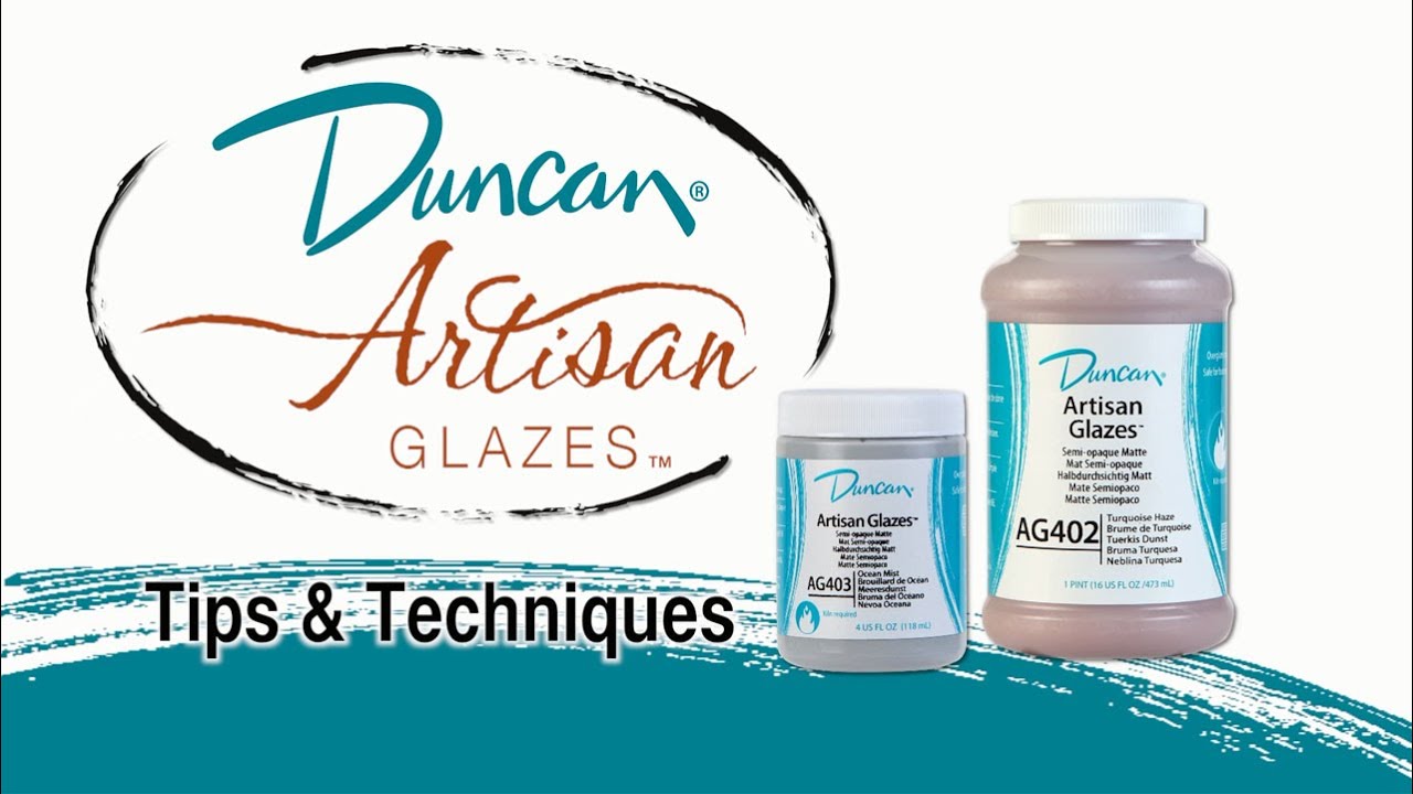 Duncan Artisan Glazes Tips and Techniques - YouTube