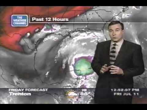 Weather Channel clips, Friday July 11, 2003 - Hurricane Claudette - YouTube