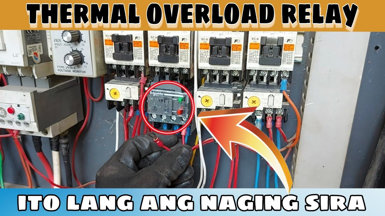 Troubleshooting Replacement Thermal Overload Relay Buhay maintenance ...