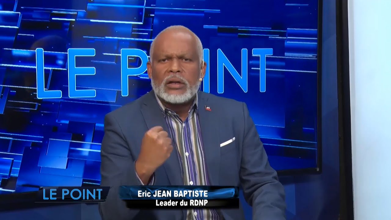 LE POINT 05/08/21 : L'homme d'affaires et politicien Eric Jean Baptiste ...