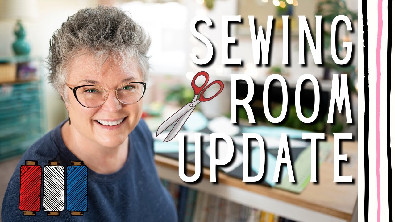 SEWING ROOM UPDATE | Check out my IMPERFECT Sewing Space - YouTube