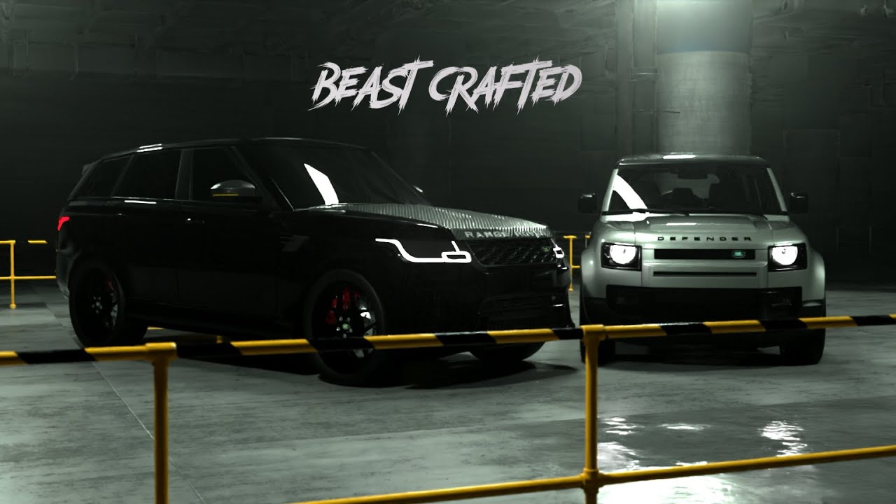 Range Rover and Defender Blender Car Animation | Cinematic Blender ...