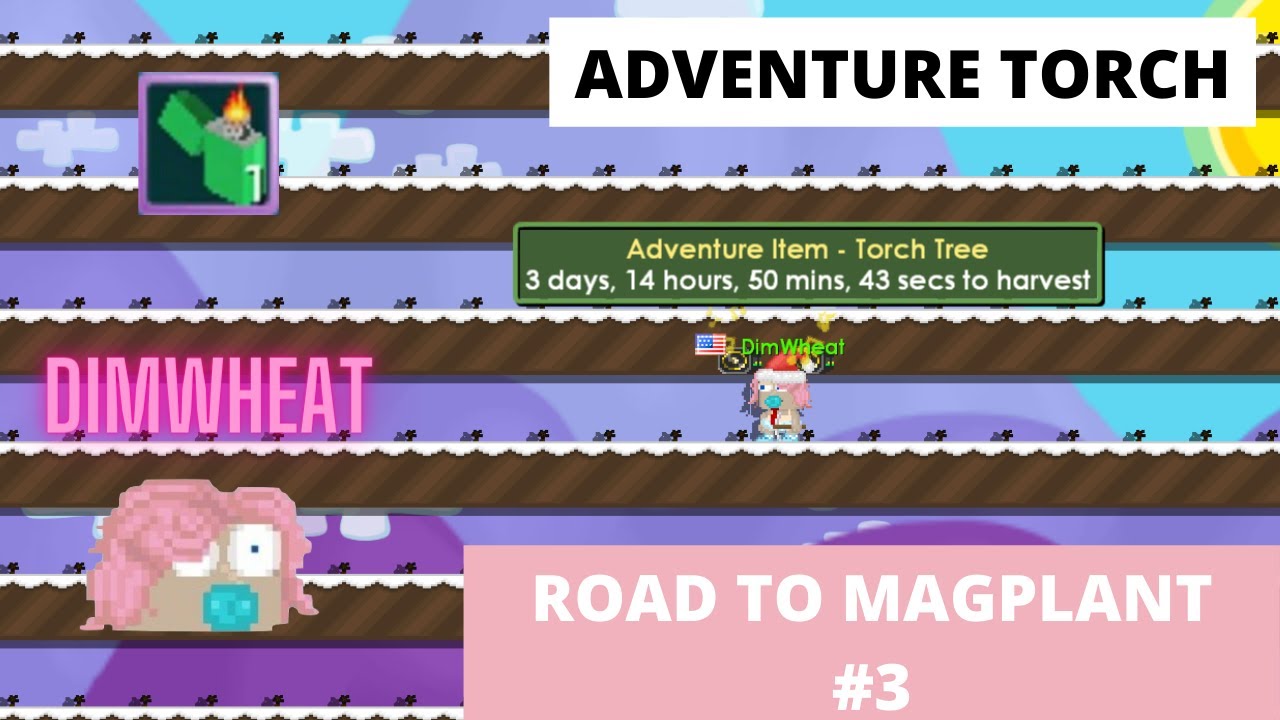 1000 ADVENTURE TORCH TREES!! | Road to Magplant #3 | Growtopia - YouTube