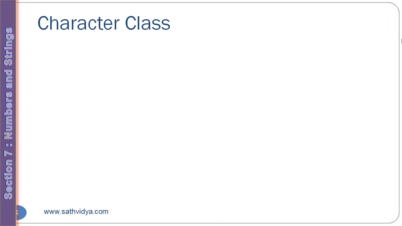 Java 74 Character Class Numbers And Strings Java Tutoriols Youtube
