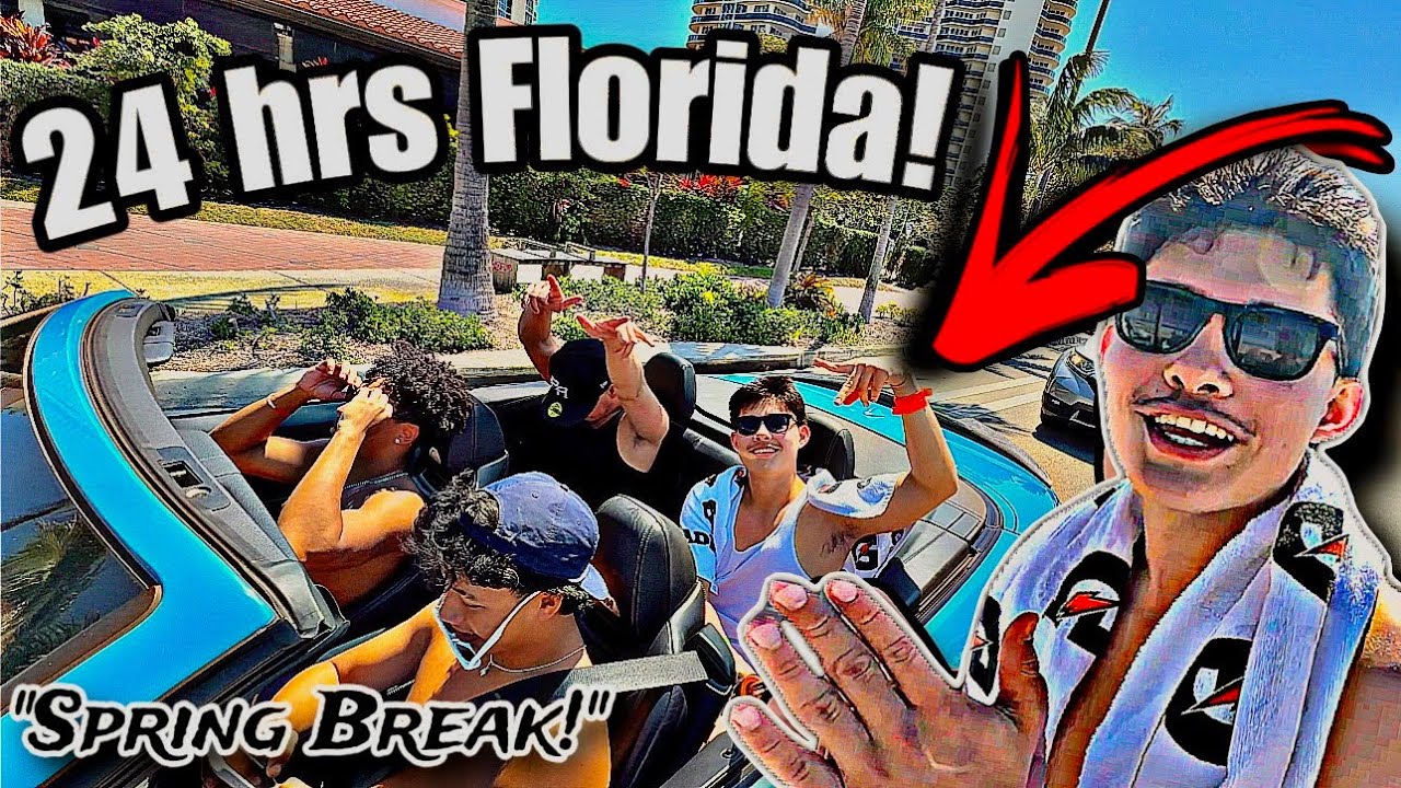 MY FIRST 24 HOURS IN FLORIDA! SPRING BREAK WAS CRAZY! - YouTube