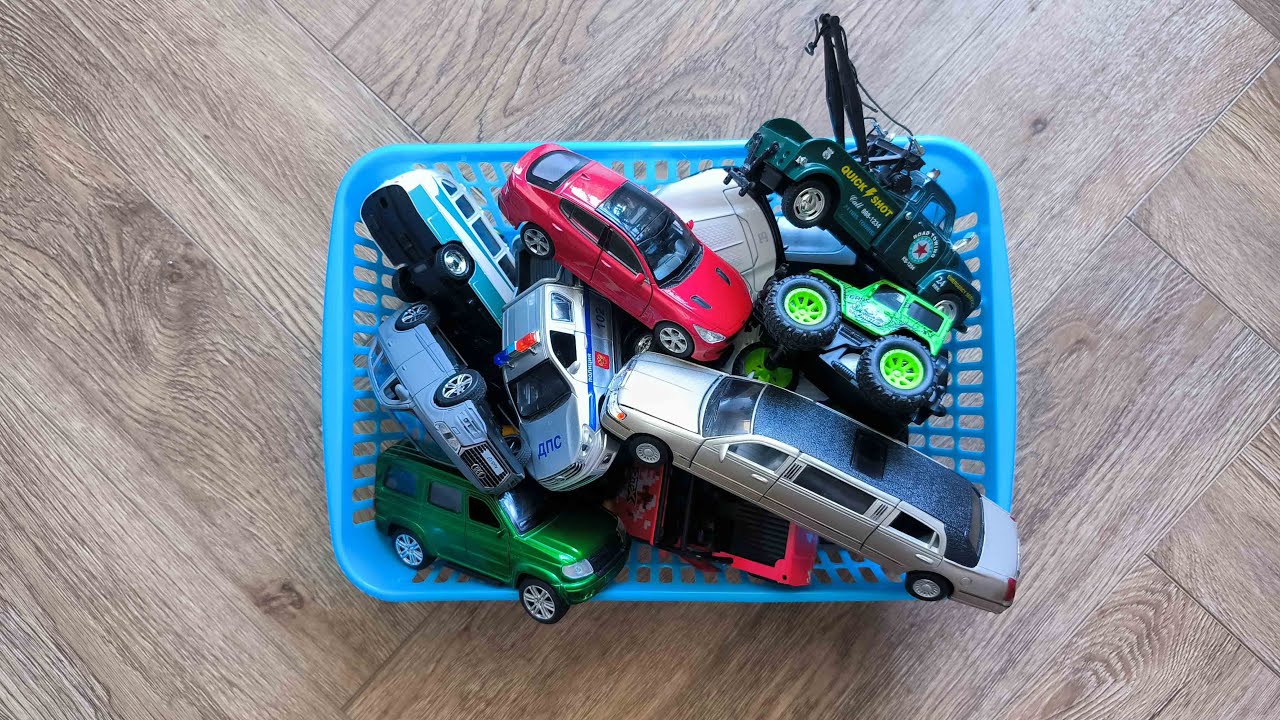 Basket Filled With Various Vehicles || 4k Video - YouTube