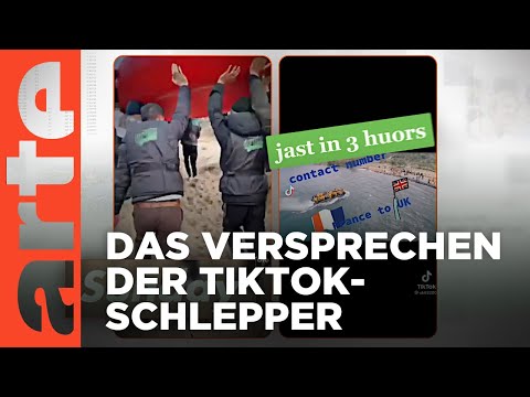 TikTok und das Geschäft mit der Flucht | Mit offenen Daten | ARTE