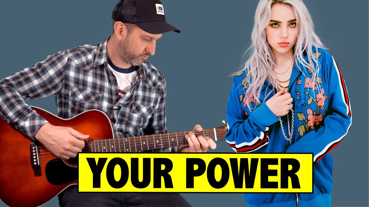 Billie Eilish - Your Power // Easy Guitar Tutorial (CHORDS) - YouTube