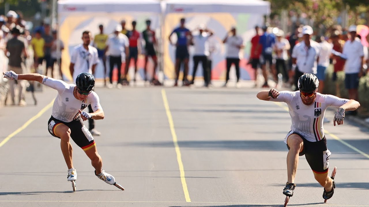 100 Mts Sprint Road Senior Men Quarter final | WSC2023 - Italy - YouTube