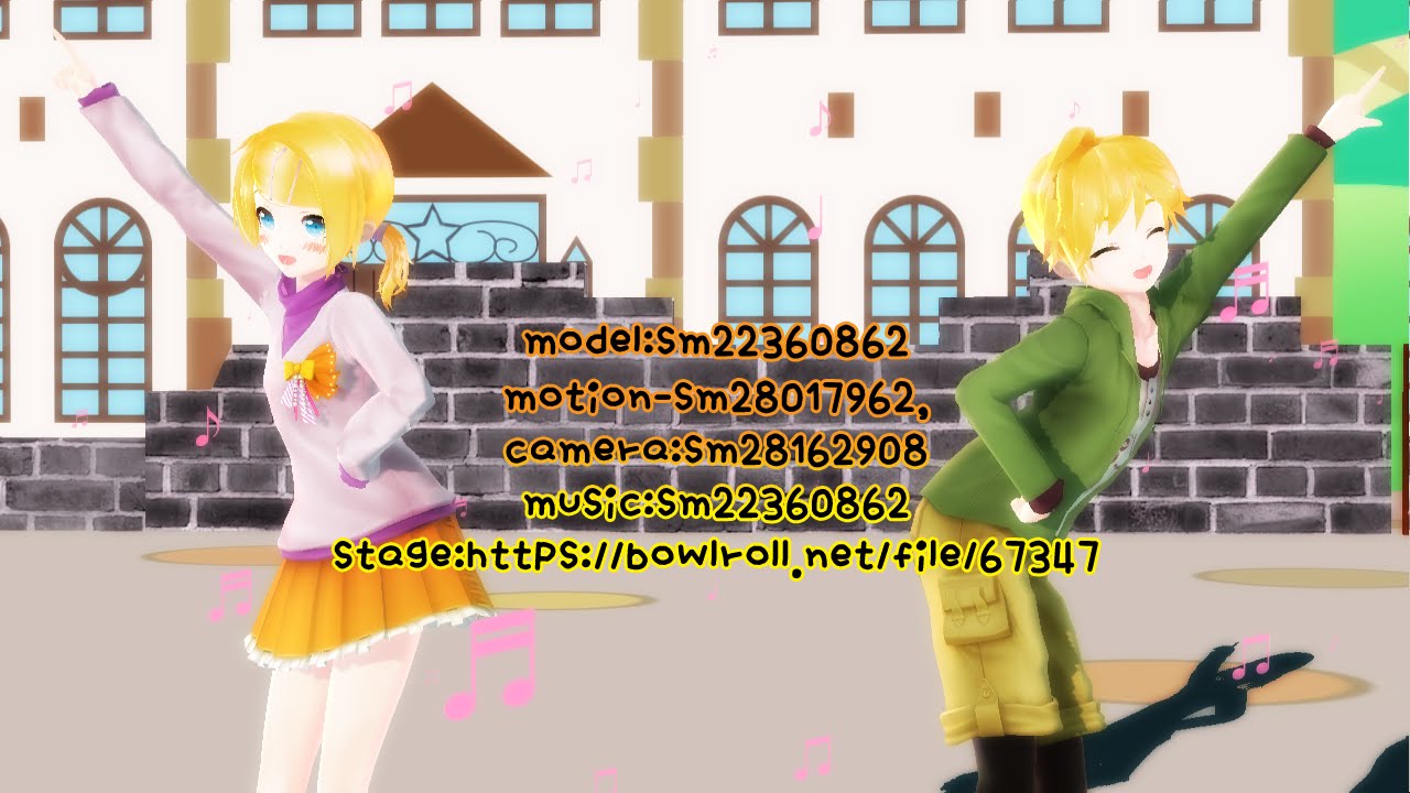 [MMD] YYB Rin Len cLick cRack - YouTube