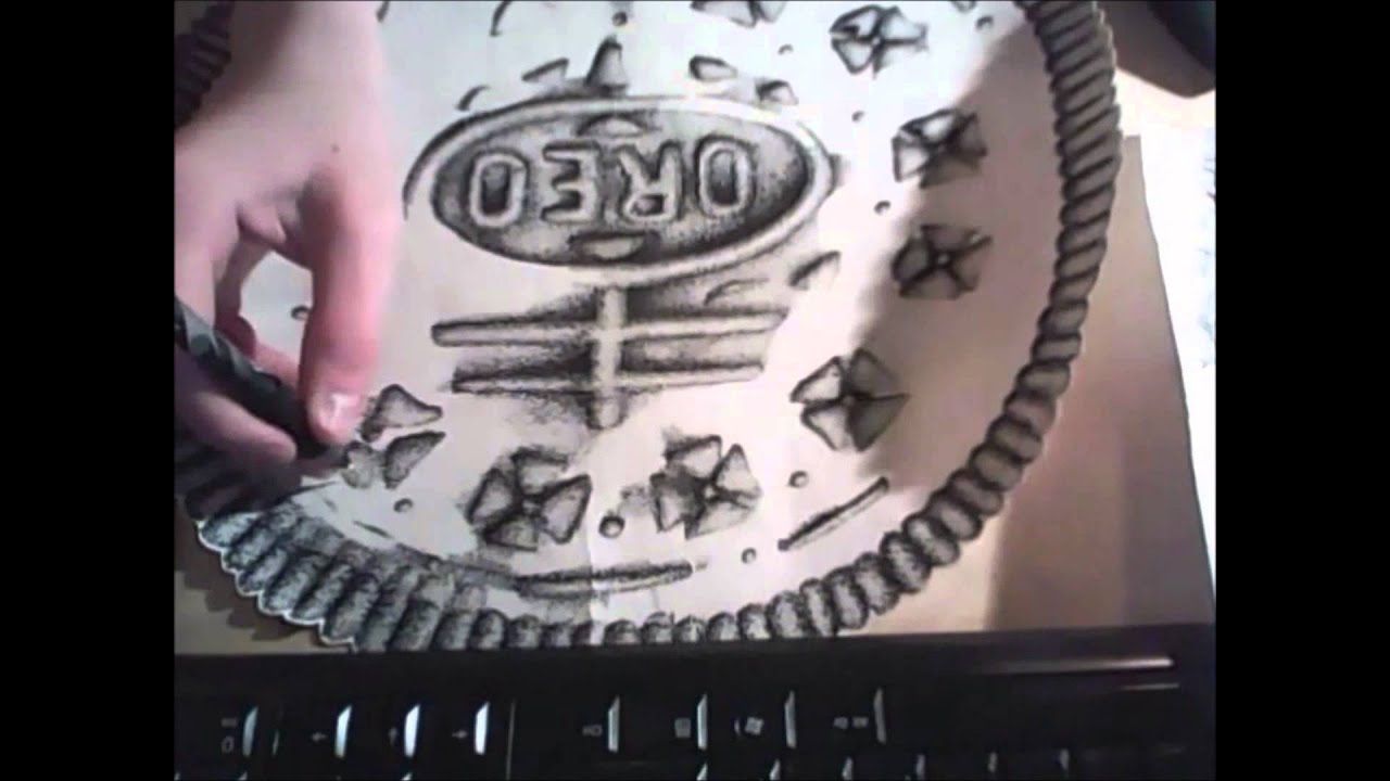 Oreo drawing - YouTube