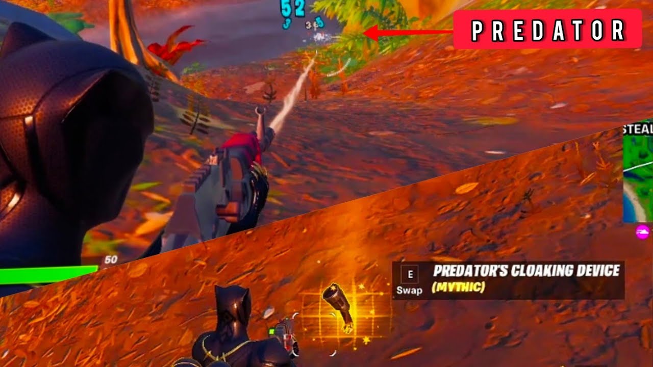 EASY WAY TO FIND THE PREDATOR WHILE HE'S INVISIBLE | FORTNITE - YouTube