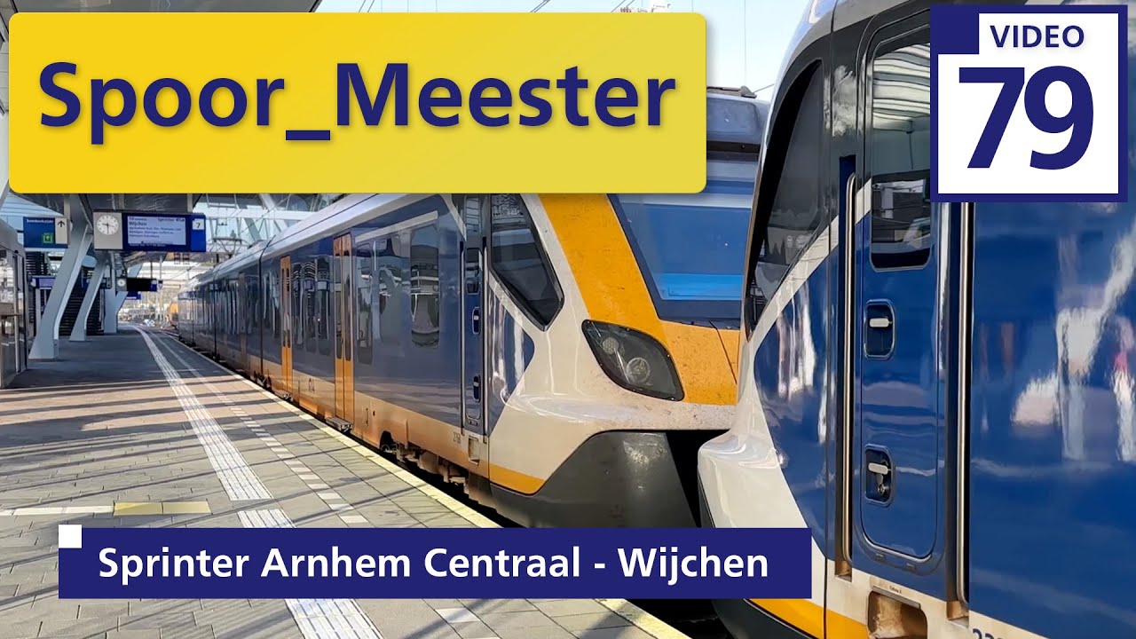 (4K) Cabview NS Trein SNG | Rij mee met de SPRINTER van Arnhem Centraal ...