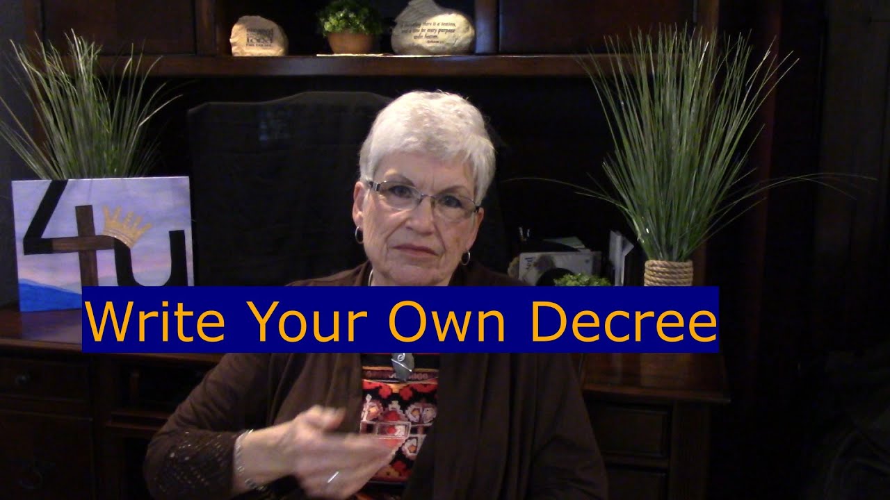 Write Your Own Decree - YouTube