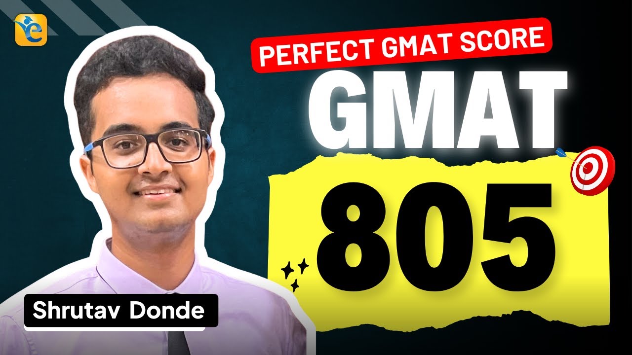 GMAT 805 | Perfect GMAT Score - YouTube