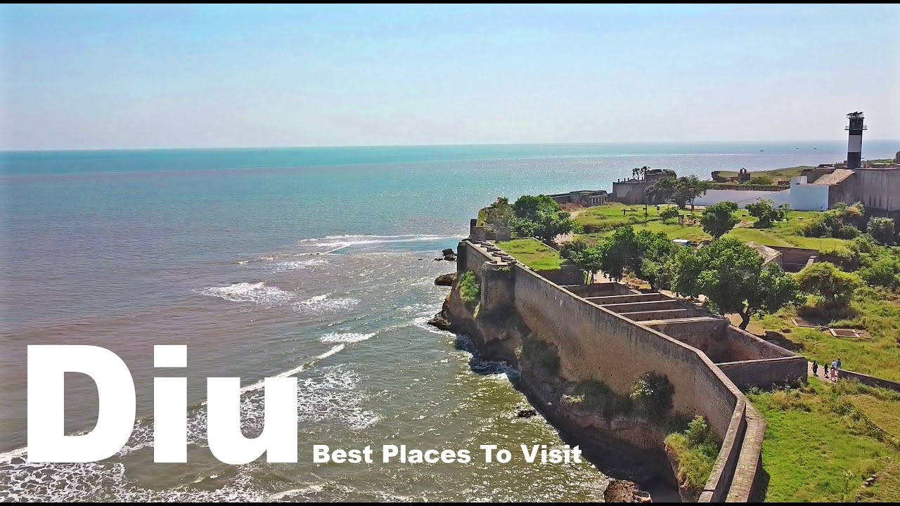 Diu | Episode 01 | Diu Fort | Saint Paul Church | Nagoa Beach | Sunset ...