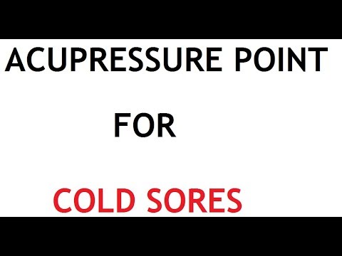 Acupressure Point for Cold sores - YouTube