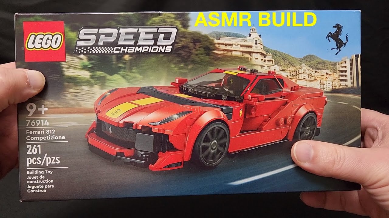 ASMR Lego build of the Speed Champions Ferrari 812 Competition. 1+ hour ...
