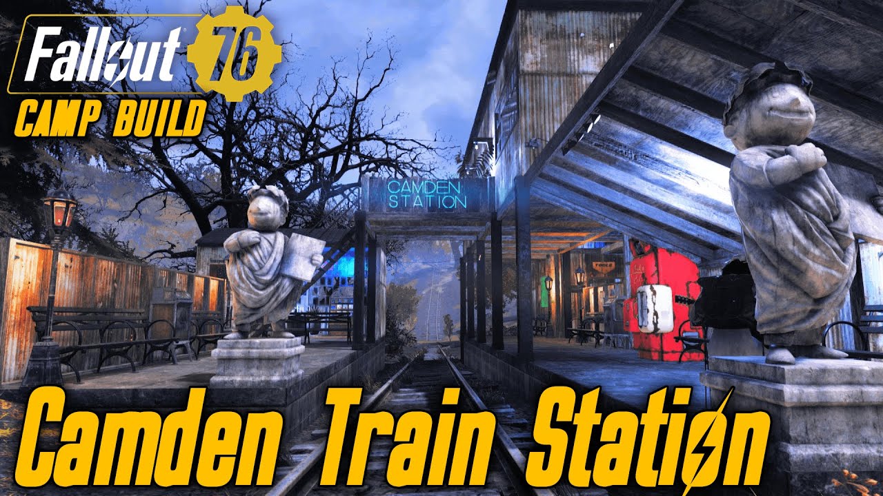 CAMDEN TRAIN STATION | Fallout 76 Camp Building - YouTube