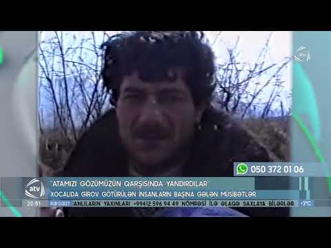 Xocalıda insanların başına gələn müsibətlər