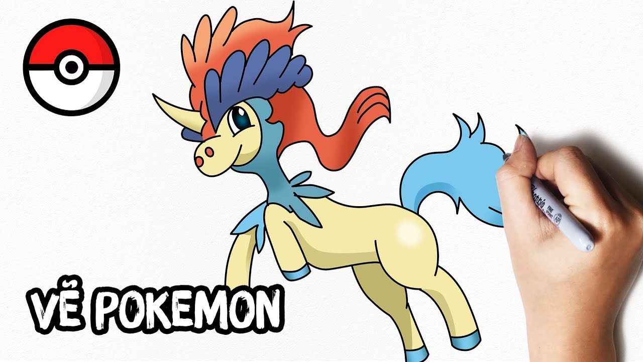 Cách Vẽ Pokemon Huyền Thoại Keldeo Dễ Nhất | How To Draw Pokemon Keldeo ...