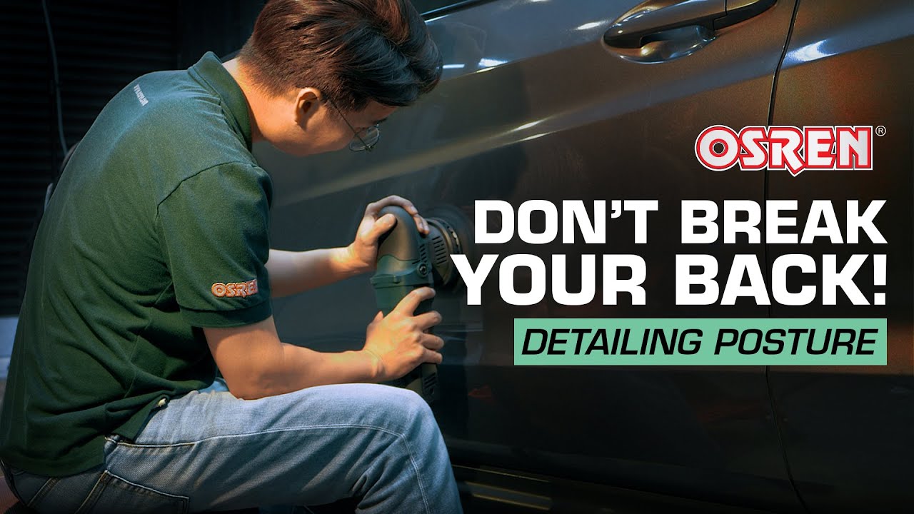 Don't break your back ! - Detailing Posture - YouTube