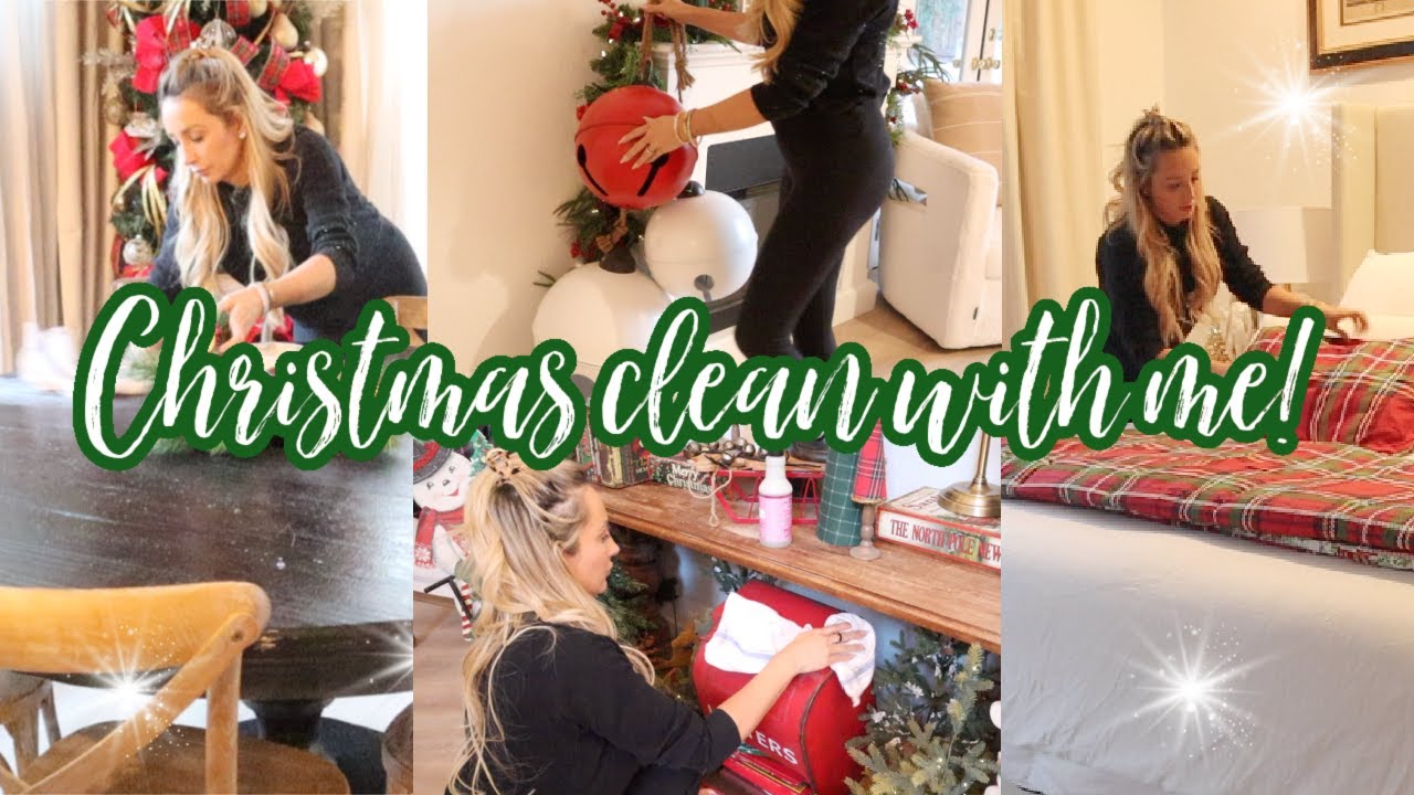 2023 CHRISTMAS CLEAN WITH ME // DUSTY CHRISTMAS HOME CLEANING ...