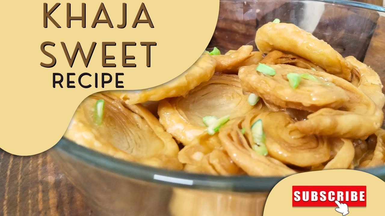 khaja sweet recipe 🧑‍🍳 | popular sweet of Bihar and Odisha - YouTube