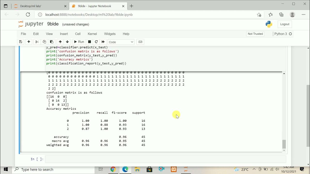Write a program to implement k-Nearest Neighbor algorithm to classify the iris data set - YouTube