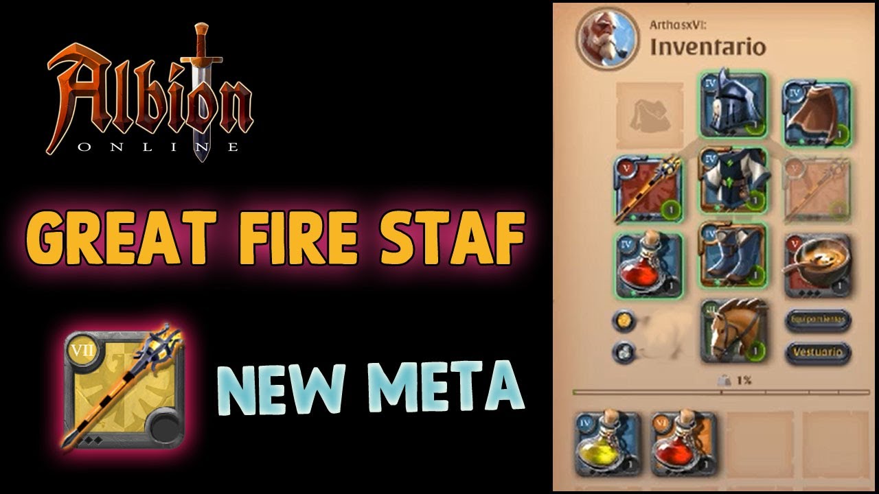 NEW META | 🔥GREAT FIRE STAFF BUILD🔥 ☠️ Corrupted Dungeons - YouTube