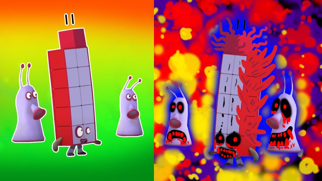 Numberblocks New 11 with Aliens as Horror Version Two's Best Moments ...