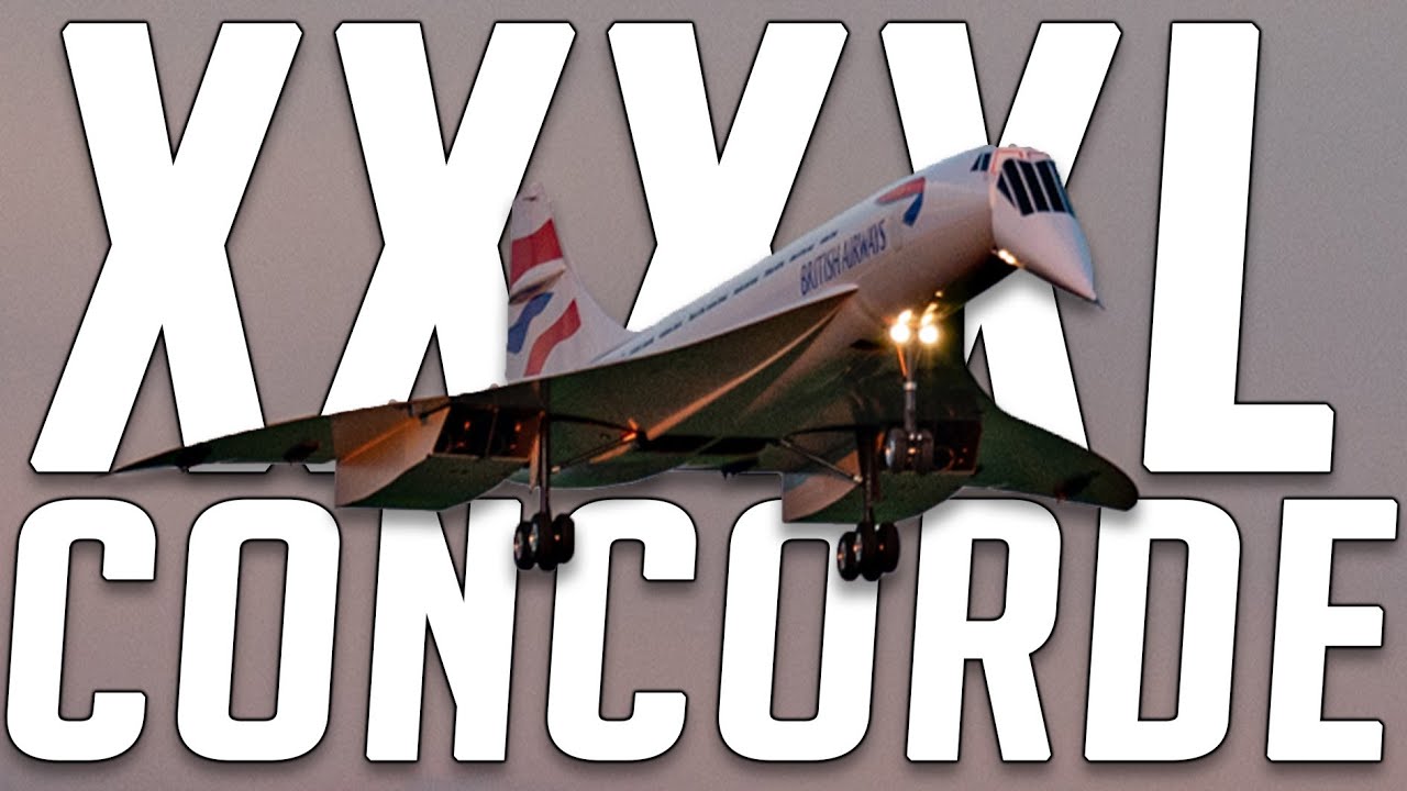 BIGGEST RC PLANE IN THE WORLD || XXXL Concorde by Otto Widlroither || # ...