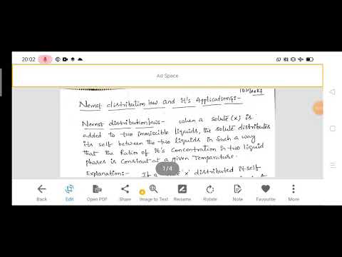 Nernst distribution law and it's applications - YouTube